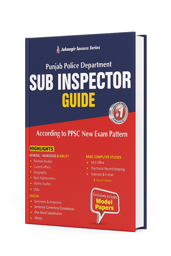 Punjab Police Department Sub Inspector Guide JWT – Bookpeer by Nearpeer