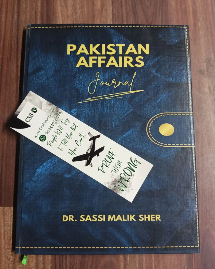 Pakistan Affairs Journal by Dr Sassi Malik Sher – Bookpeer by Nearpeer